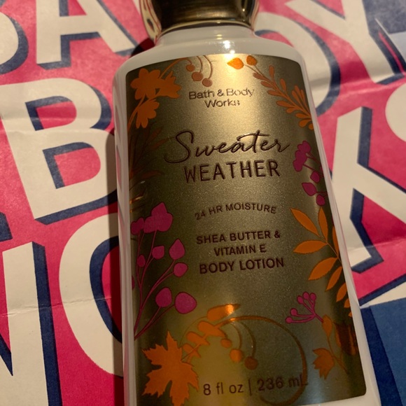 Bath & Body Works | Bath & Body | New Sweater Weather Bbw Body Lotion | Poshmark